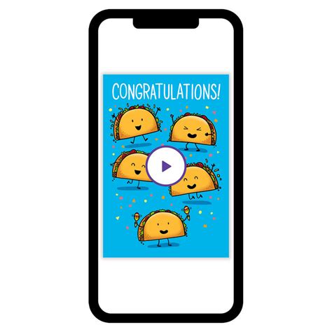 Party Tacos Funny Congratulations Ecard Ecards Hallmark