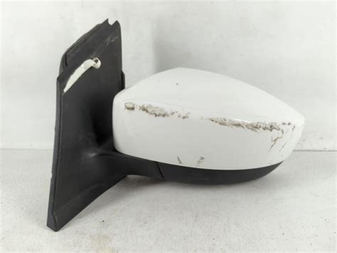 2017 2019 Ford Escape Driver Left Side View Power Door Mirror White