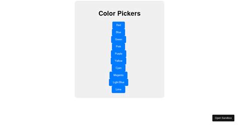 React Best Gradient Color Picker Examples Codesandbox