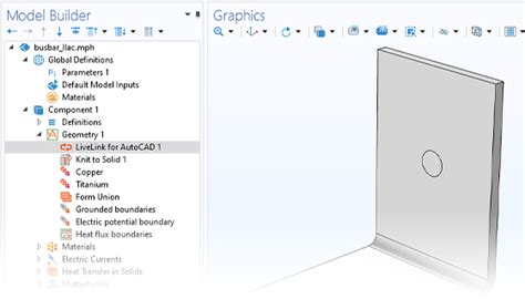 Comsol Multiphysics® を使用して Autocad® 設計を分析