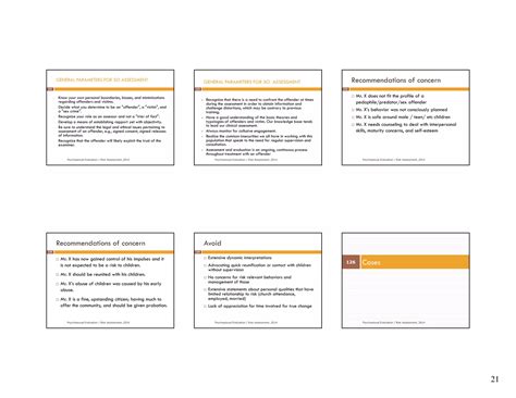 Psycho Sexual Evaluation Risk Assessment Of Sexual Offenders 2014 Pdf