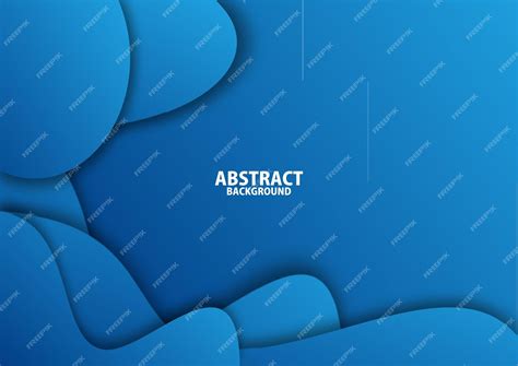 Premium Vector 3d Wave Blue Background Modern Gradient Abstract