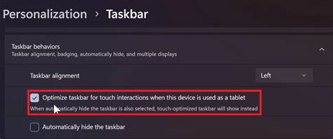 How To Enable The Tablet Optimized Taskbar In Windows 11 On Any Pc Tech Based