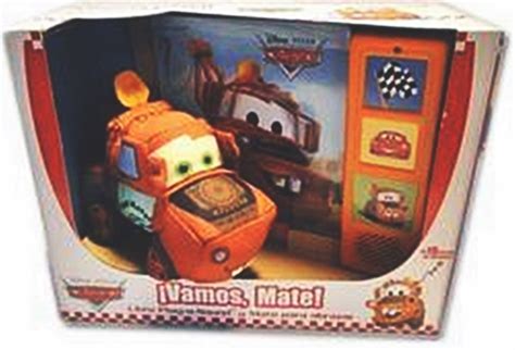 Disney Pixar Cars Play A Sound Book Tow Mater Cuddly Toy In Spanish