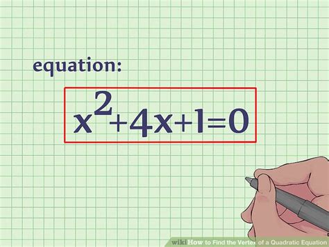 How To Find The Vertex Of A Quadratic Equation 10 Steps