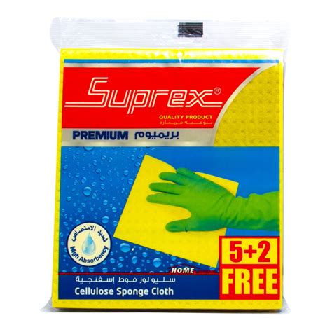 Suprex Premium Cellulose Sponge Cloth 5 Pcs Online At Best Price Lulu Uae