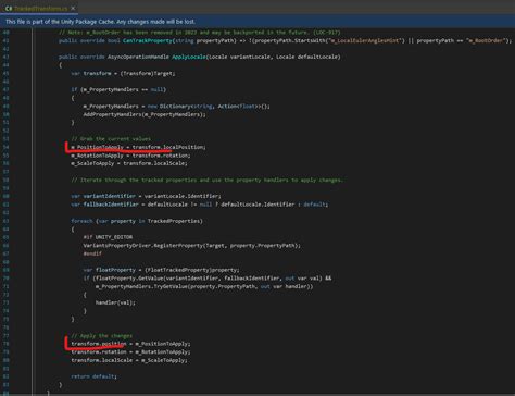 TrackedTransform Position Localization Bug Unity Engine Unity Discussions