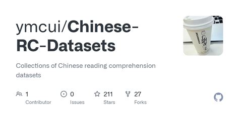 Github Ymcuichinese Rc Datasets Collections Of Chinese Reading