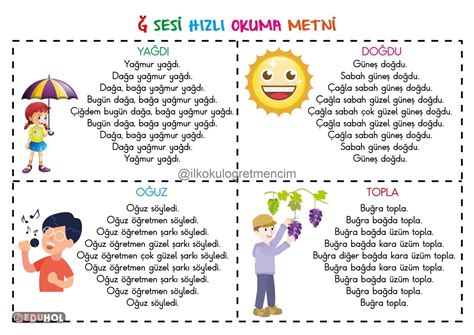 Sesi H Zl Okuma Eduhol Ders Videolar Zle Online Test Z Etkinlik Ndir