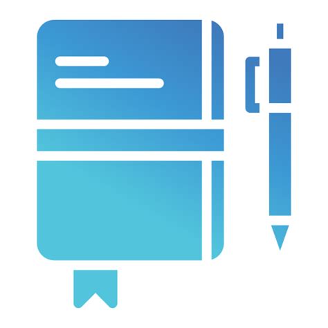 Diary Generic Gradient Fill Icon