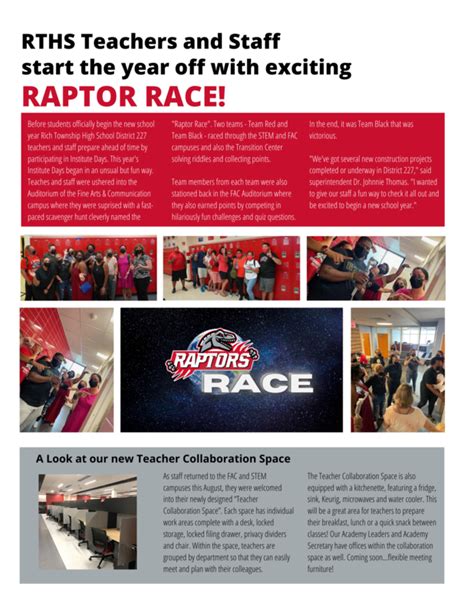 October 2021 Newsletter Rich Township High School District 227
