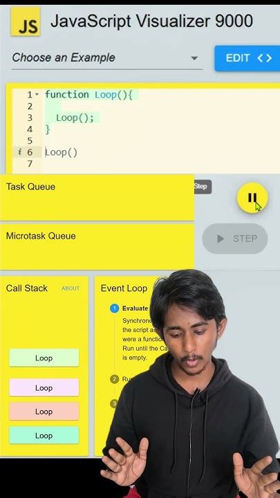 Stack Overflow In Javascript Stackoverflow Javascript Shorts Youtube