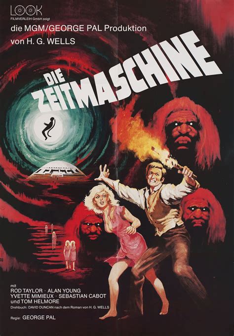 The Time Machine Original R1970s German A1 Movie Poster Posteritati