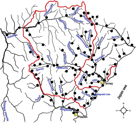 Map Of Main Sampling Locations Download Scientific Diagram