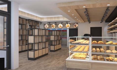 Popular Design Wooden Bakery Store Display Metal Shelving In The Usa