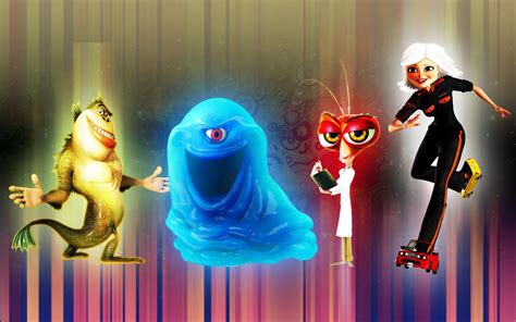 Monsters Vs Aliens Group Wall By 878952  Monsters Vs Aliens
