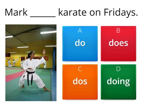 Present Simple Affirmative Questionário