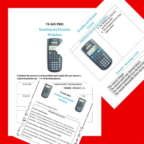 Math Calculator Practice Ti 36x Pro Calculator Bundle With All