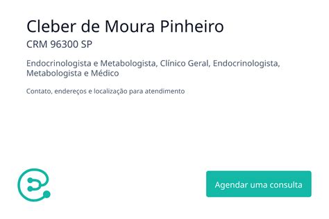 Cleber De Moura Pinheiro Endocrinologista E Metabologista Em Artur Nogueira Sp Artur Nogueira