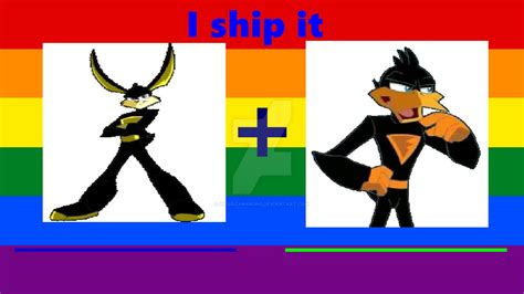Loonatics Unleashed Otp Ace X Duck By Infercarioking On Deviantart