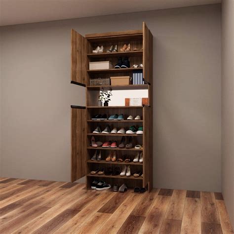 Custom Carpentry Full Height Shoe Cabinet Assorted Colour Sc1
