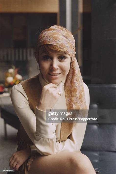 English Actress Judy Carne Who Stars In The American Television News