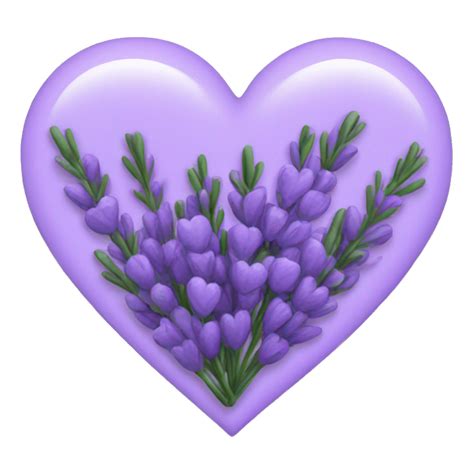 Lavender Heart In 2025 Purple Emoji Heart Emoji Flower Icons
