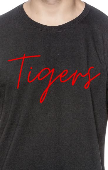 Tigers Cursive Font In Red 2 Far Design Co