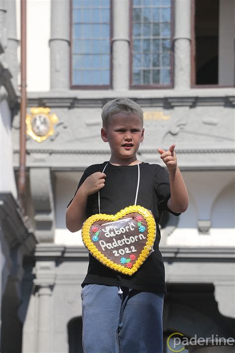 Libori 2022 Eröffnung Paderborn Rathaus Plaza Europa Paderline