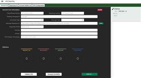 Crs Reporting Software