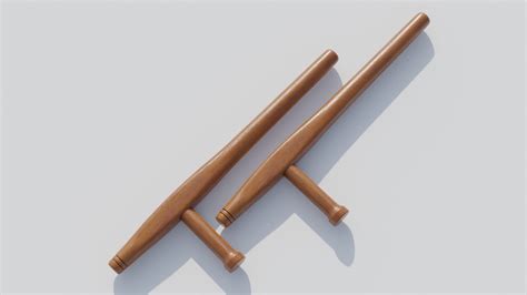 Tonfas Okinawa 3d Model Cgtrader