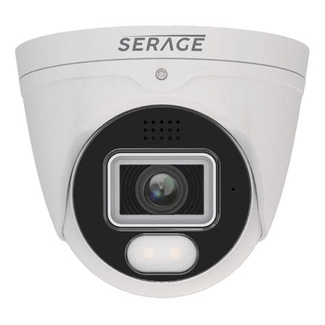 Serage Ip Premium 5mp Wdr 28mm 2 Way Audio C Colour Ai Turret Camera