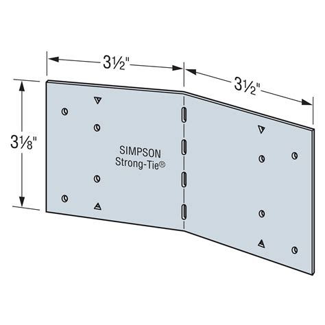 Simpson Tjc37 16 Gauge Jack Truss Connector G90 Galvanized Upgrade Your Tools Buy