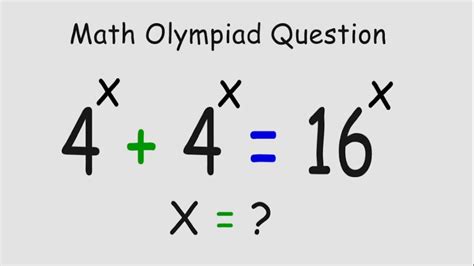 A Nice Olympiad Exponential Problem Youtube
