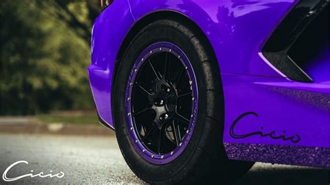 Chevrolet Corvette C8 Stingray Purple Forgeline Gs1 Beadlock Wheel Front