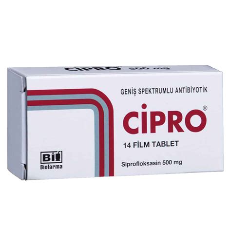 Cipro 500 Mg Ne İçin Kullanılır Muadili Nelerdir