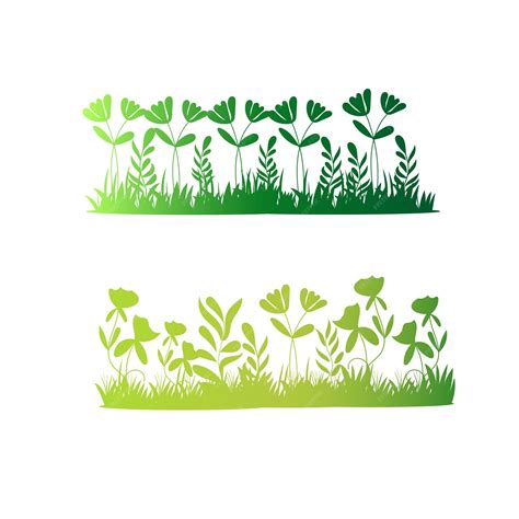 Premium Vector Vector Border Of Grass Realistic Style