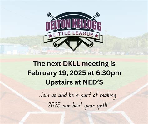 Dkll Monthly Meeting