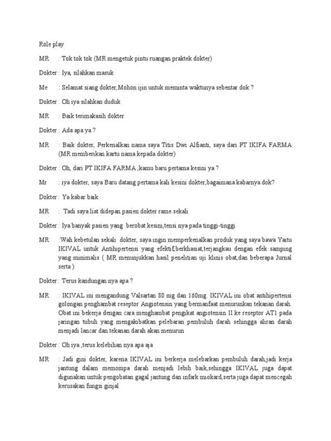 Role Play Titis Dwi Alfianti Pdf