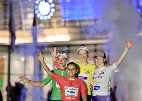 La Salvadoreña Iris Bolaños Ganó El Jersey Rojo En El Prólogo De Tour