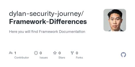 Github Dylan Security Journeyframework Differences Here You Will Find Framework Documentation
