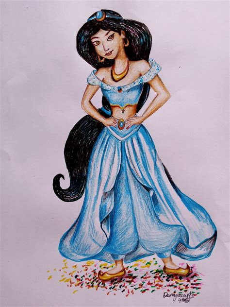 Princess Jasmine Illustration