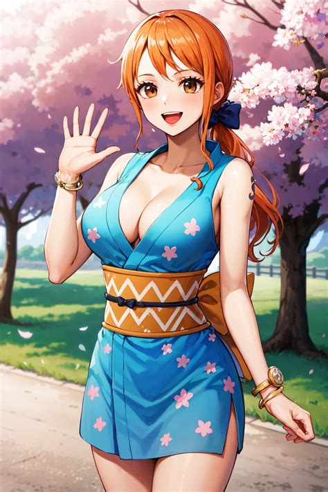 Masterpiece Best Quality Highres Nami One Piece Long Hair Seaart Ai