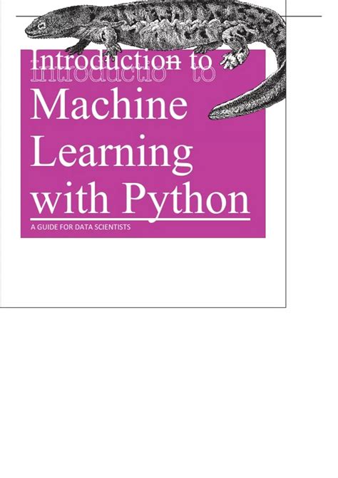 Class Notes Introduction To Machine Leaning With Python Sct 121