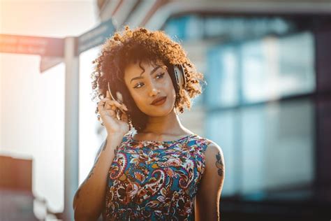 Premium Photo Beautiful Afro American Girl
