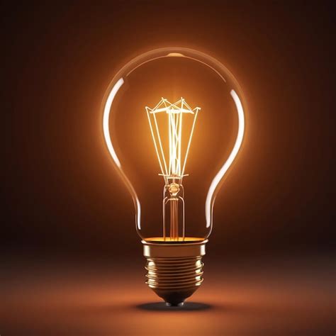 Light Bulb Thinking Concept Design Premium Ai Generated Image
