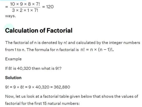 Factorial Formula ⭐️⭐️⭐️⭐️⭐