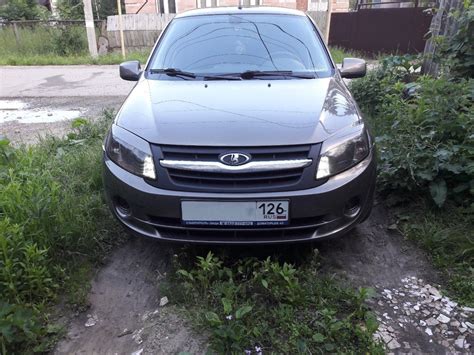 #19 Фары в пленке — Lada Гранта (1G), 1,6 л, 2014 года | стайлинг | DRIVE2