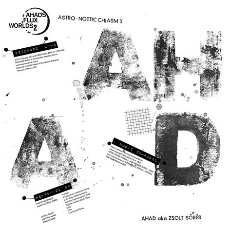 Ahad Aka Zsolt Sőrés Astro Noetic Chiasm X Lp Fourth Dimension Recordshinge Thunder