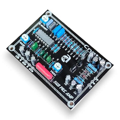 Crystal Subwoofer Pre Amp Board Low Pass Filter For Frequency Bass